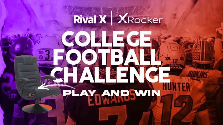 Rival's X Rocker College Football Challenge - Win an X Rocker Chair or ...