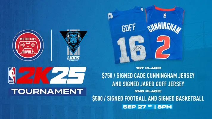 Motor City Rivals x Lions Gaming NBA 2K25 Tournament | Rival